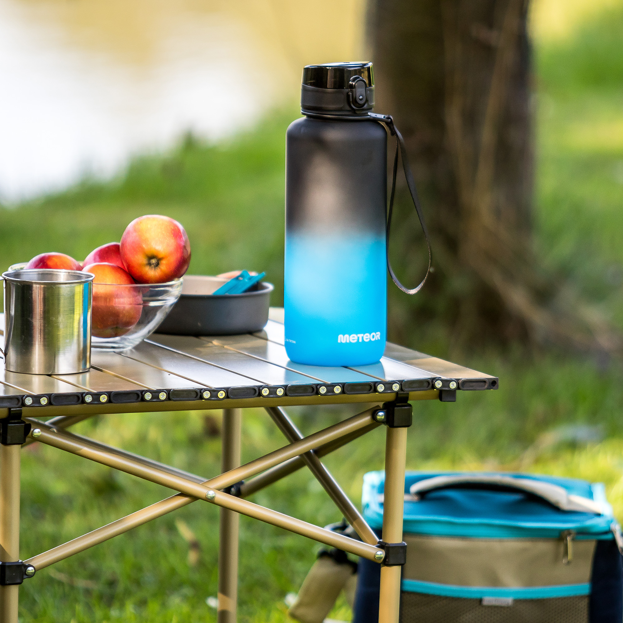 Meteor sports water bottle 1500 ml black/blue Black/blue \ 1500ml ...