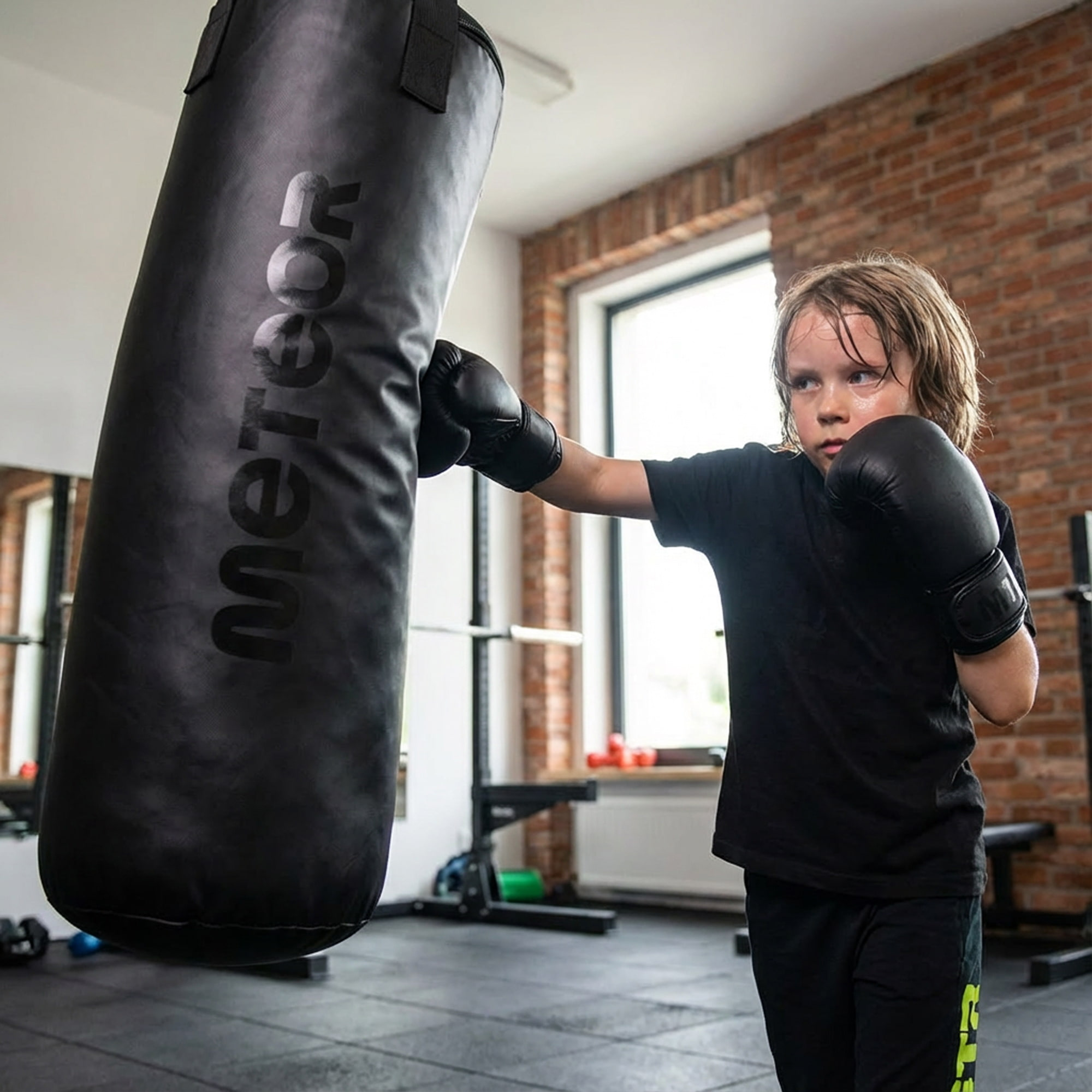 Boxing Set Meteor punching bag 12 kg and boxing gloves 6 oz 12 kg (± 1 ...